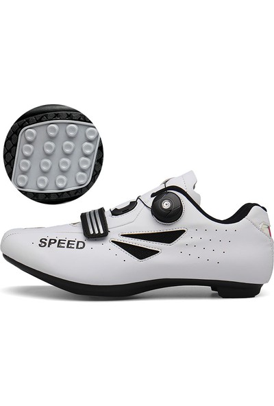 Sitong Beyaz Bisiklet Ayakkabı Dönen Toka Toka (Yurt Dışından) Sitong Beyaz Bisiklet Ayakkabı Dönen Toka Toka (Yurt Dışından)