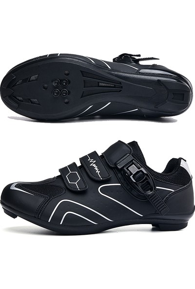 Sitong Siyah Gri Bisiklet Ayakkabı Toka (Yurt Dışından)