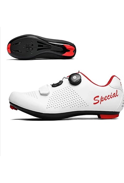 Sitong Beyaz Bisiklet Ayakkabıları Dönen Toka (Yurt Dışından) Sitong Beyaz Bisiklet Ayakkabıları Dönen Toka (Yurt Dışından)