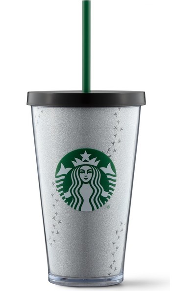 Starbucks® Kar Taneli Pipetli Termos 473 ml - 11118281 Starbucks® Kar Taneli Pipetli Termos 473 ml - 11118281