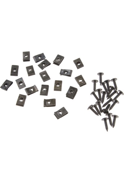 Homyl 20X Motosiklet Scooter Atv Metal Raptiye Perçin Tutucular Vidalar ve Klipsler (Yurt Dışından) Homyl 20X Motosiklet Scooter Atv Metal Raptiye Perçin Tutucular Vidalar ve Klipsler (Yurt Dışından)