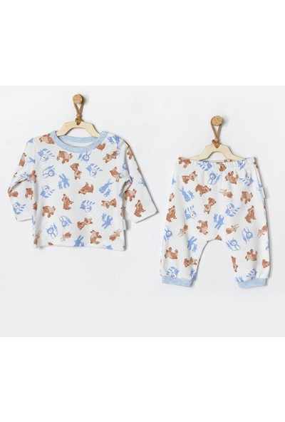 Andywawa Bear & Friends Bebek Pijama Takımı AC22319 Andywawa Bear & Friends Bebek Pijama Takımı AC22319