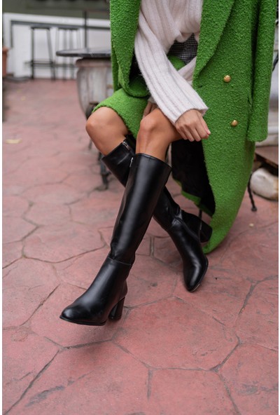Madamra Siyah Kadın Çizme