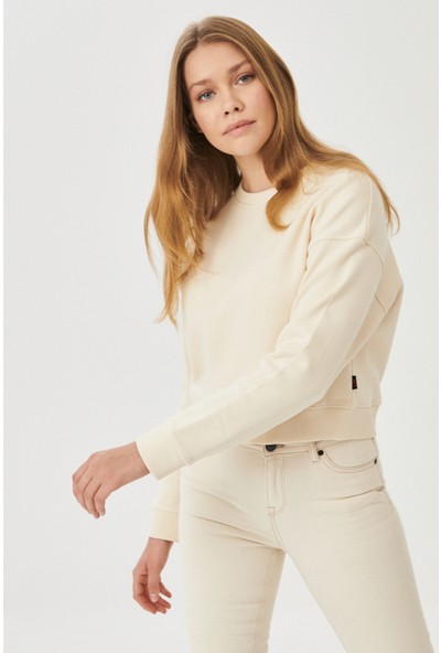 Lee Regular Fit Normal Kesim Pamuk Sıfır Yaka Sweatshirt