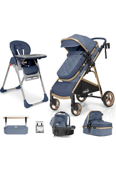 Kiwi 6 In 1 City Way Travel Sistem Bebek Arabası ve Kiwi All In One Koala Mama Sandalyesi