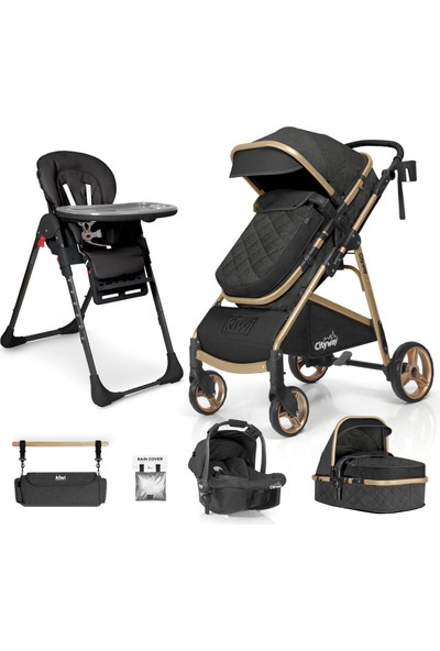 Kiwi 6 In 1 City Way Travel Sistem Bebek Arabası ve Kiwi All In One Koala Mama Sandalyesi