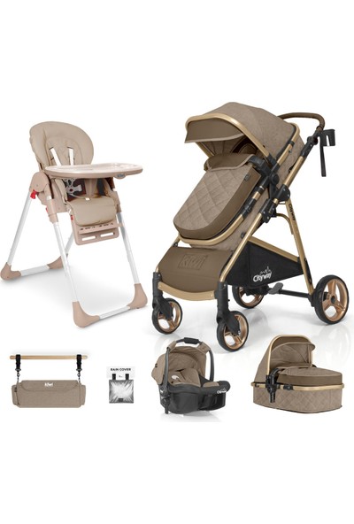 Kiwi 6 In 1 City Way Travel Sistem Bebek Arabası ve Kiwi All In One Koala Mama Sandalyesi