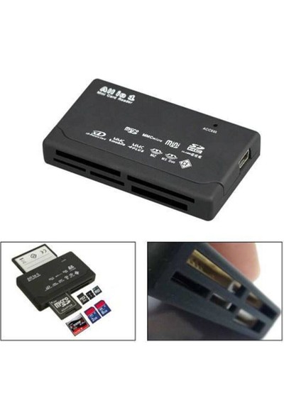 NHR Çoklu Kart Okuyucu All In 1 Cf Micro Sd Sd Mini Sd Sd Hc NHR Çoklu Kart Okuyucu All In 1 Cf Micro Sd Sd Mini Sd Sd Hc