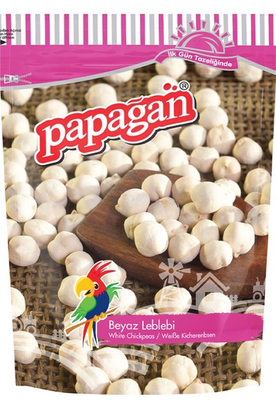 Papağan Kuruyemiş Beyaz Leblebi 170 gr Papağan Kuruyemiş Beyaz Leblebi 170 gr