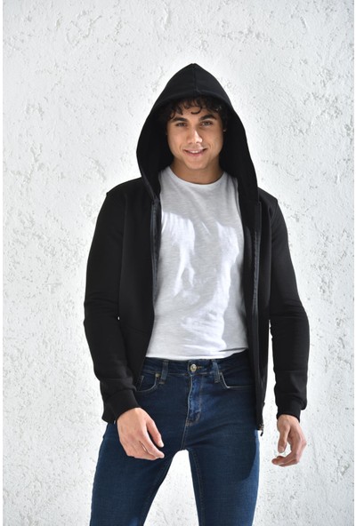 Rodi Erkek Kapişonlu Kanguru Cep Fermuarlı Sweat RD22KE050895