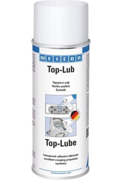 Weicon Top Lube Sıvı Gres Sprey 400 ml Weicon Top Lube Sıvı Gres Sprey 400 ml