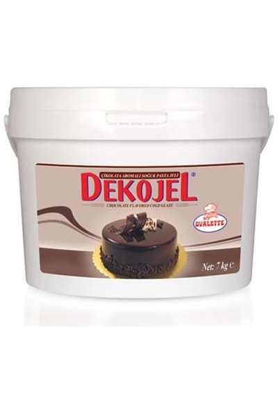 Ovalette Ovalette Dekojel Çikolata Aromalı Soğuk Pasta Jel 7 kg Ovalette Ovalette Dekojel Çikolata Aromalı Soğuk Pasta Jel 7 kg