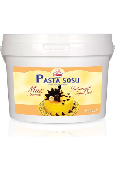 Ovalette Muz Aromalı Dekoratif Soğuk Jel 7 kg