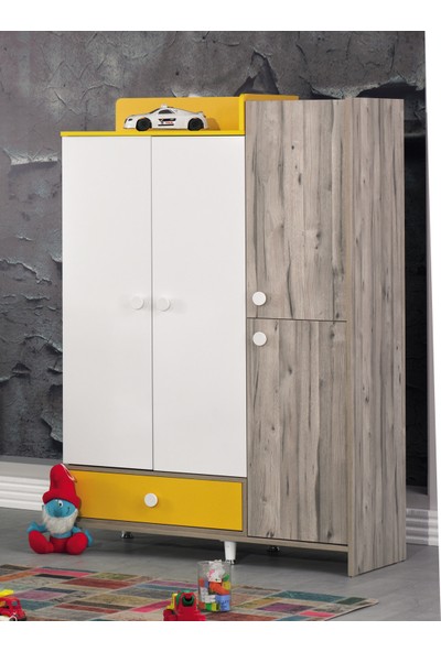 Afilli Petek Gardrop Sarı