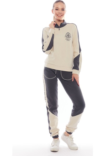 Galvanni Füme Kadın Eşofman Takımı - Mayarı Galvanni Füme Kadın Eşofman Takımı - Mayarı