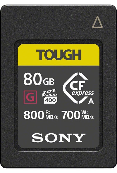 Sony 80GB Cfexpress Type A Tough Compact Hafıza Kartı CEA-G80T Sony 80GB Cfexpress Type A Tough Compact Hafıza Kartı CEA-G80T