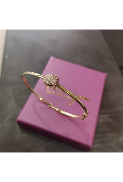 Özşen Kalpli Kelepçe Bilezik