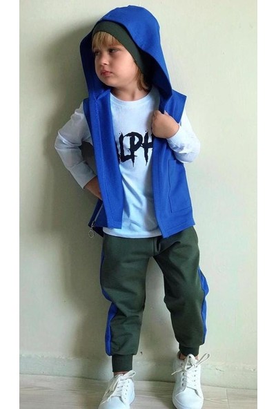 Riccotarz Erkek Çocuk Alpha Yeşil-Laci Cepkenli Eşofman Takım Riccotarz Erkek Çocuk Alpha Yeşil-Laci Cepkenli Eşofman Takım