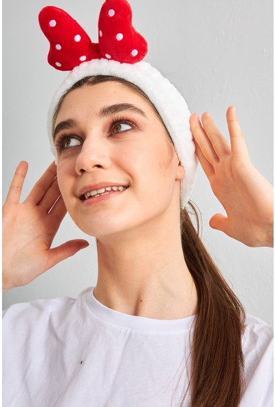 Yoyoso Puantiyeli Fiyonklu Saç Toplama Bandı Tacı Beyaz CE0100066 Yoyoso Puantiyeli Fiyonklu Saç Toplama Bandı Tacı Beyaz CE0100066