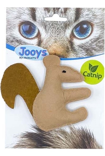 Jooys Catnip'li Sincap Kedi Oyuncağı Jooys Catnip'li Sincap Kedi Oyuncağı