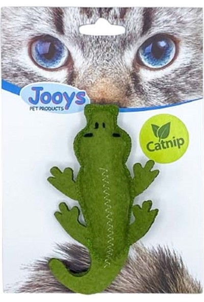 Jooys Catnip'li Timsah Kedi Oyuncağı Jooys Catnip'li Timsah Kedi Oyuncağı
