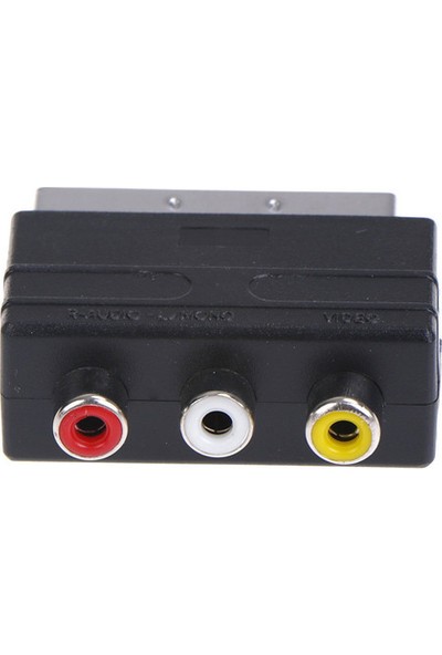 Crescent Scart To 3 Rca Kutu Dönüştürücü Crescent Scart To 3 Rca Kutu Dönüştürücü