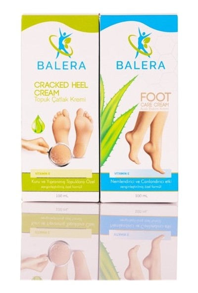 Balera Ayak Kremi & Topuk Çatlak Kremi Set 100ML+100ML Balera Ayak Kremi & Topuk Çatlak Kremi Set 100ML+100ML