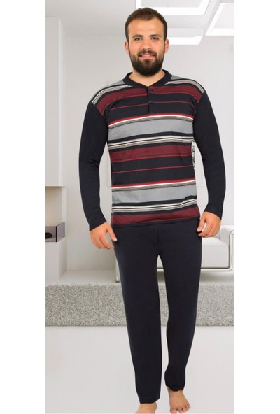 Rimoli Jakarlı Uzun Kol Pijama Takımı