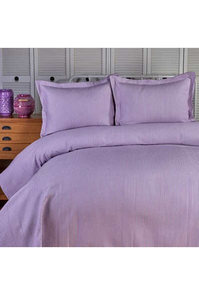 Karaca Home Lexus Lila Çift Kişilik Yatak Örtüsü Seti