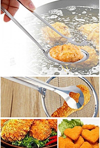 Qniay Kızartma Maşası Kevgir Çelik Patates Kızartma Tenceresi Yağ Süzgeçli Haşlama Maşası Qniay Kızartma Maşası Kevgir Çelik Patates Kızartma Tenceresi Yağ Süzgeçli Haşlama Maşası