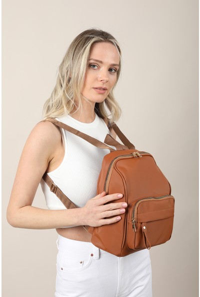 Madamra Taba Kadın Saten Kumaş Çok Gözlü Okul Ve Sırt Çantası Madamra Taba Kadın Saten Kumaş Çok Gözlü Okul Ve Sırt Çantası