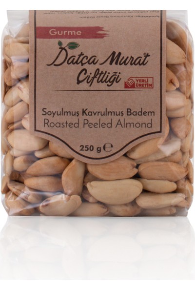 Datça Murat Çiftliği Soyulmuş Kavrulmuş Badem - 250 gr Datça Murat Çiftliği Soyulmuş Kavrulmuş Badem - 250 gr