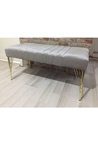 Alda Gelsin Lüks Modern Çizgi Model Bench Puf (110 Cm) Alda Gelsin Lüks Modern Çizgi Model Bench Puf (110 Cm)