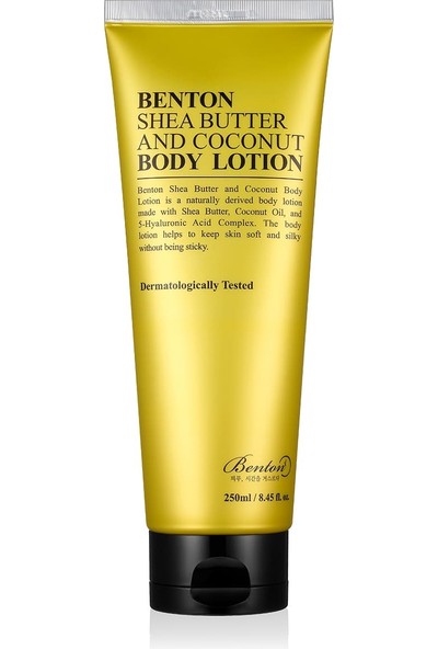 Benton Shea Butter And Coconut Body Lotion- Shea & Hindistan Cevizi Nemlendirici Vücut Losyonu