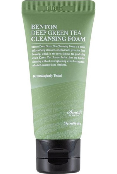 Benton Deep Green Tea Cleansing Foam Deluxe 25G - Yeşil Çay Temizleyici
