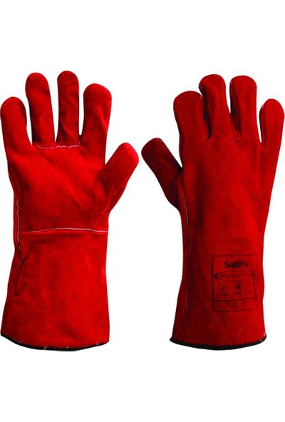 Max Safety Maxsafety Kaynakçı Eldiveni Kırmızı (Uzun) Max Safety Maxsafety Kaynakçı Eldiveni Kırmızı (Uzun)