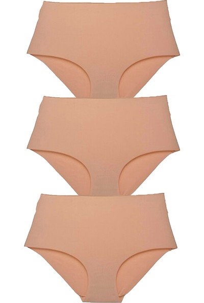 Tinool Secret Dikişsiz Yüksek Bel Lazer Kesim Külot 3'lü Paket