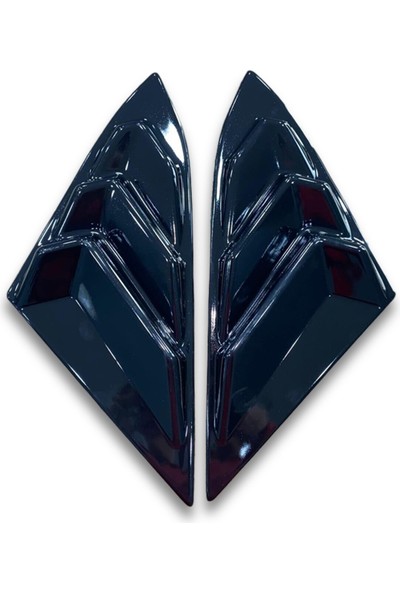Honda Civic Fc5 Kelebek Cam Vizörü (Plastik) Piano Black