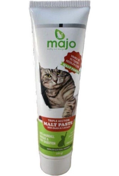 Majo Kedi Malt Macunu Kedi Tüy Yumağı Önleyici 100 ml Majo Kedi Malt Macunu Kedi Tüy Yumağı Önleyici 100 ml