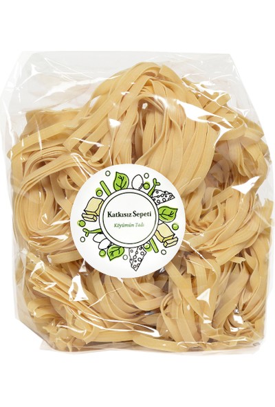 Katkısız Sepeti Doğal Sade Fettuccine(Kıvrık) Makarna Katkısız Sepeti Doğal Sade Fettuccine(Kıvrık) Makarna