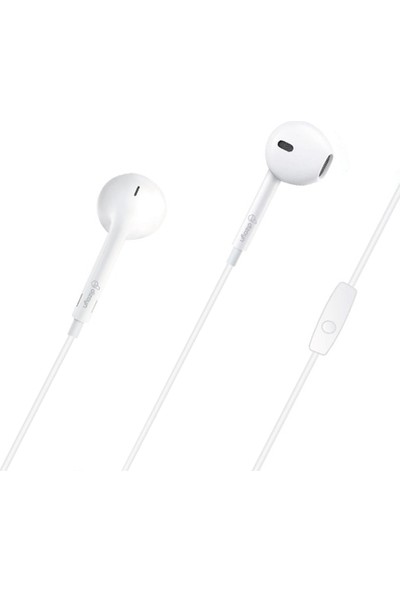 Dizayn Kulakiçi Kulaklık Simple Series D100 - Beyaz Dizayn Kulakiçi Kulaklık Simple Series D100 - Beyaz