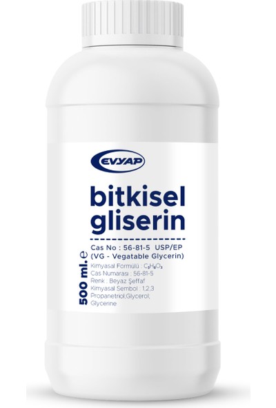 Evyap Bitkisel Gliserin(Vg) 500 Ml. Evyap Bitkisel Gliserin(Vg) 500 Ml.