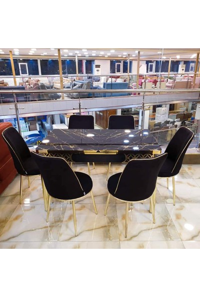 Ekle Sepetine Camlı Açılır Masa Takımı