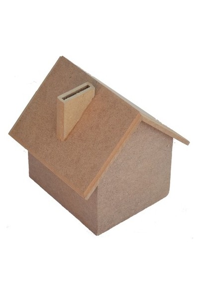 Ahşap Hobi Evi Kumbara 14X13X14