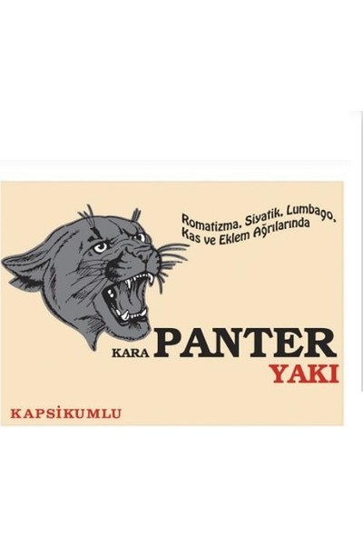 Kara Panter Kapsikumlu Yakı