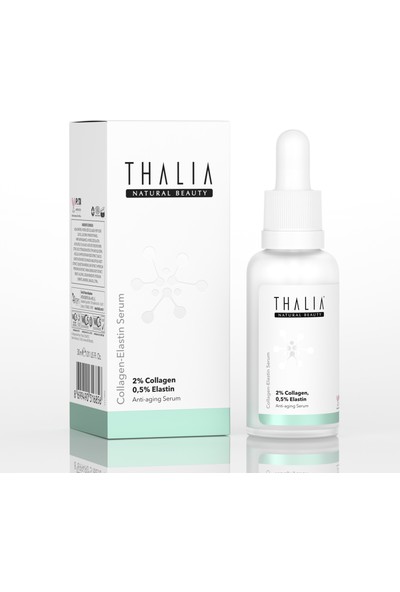 Thalia Peptit Içerikli Yaşlanma Karşıtı Cilt Bakım Serumu %2 COLLAGEN & %0,5 ELASTIN - 30 Ml Thalia Peptit Içerikli Yaşlanma Karşıtı Cilt Bakım Serumu %2 COLLAGEN & %0,5 ELASTIN - 30 Ml