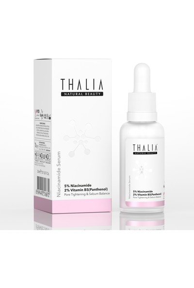Thalia Gözenek Siyah Nokta ve Sivilce Oluşumunu Gidermeye Yardımcı Bakım Serumu %5 NIACINAMIDE - 30ml Thalia Gözenek Siyah Nokta ve Sivilce Oluşumunu Gidermeye Yardımcı Bakım Serumu %5 NIACINAMIDE - 30ml