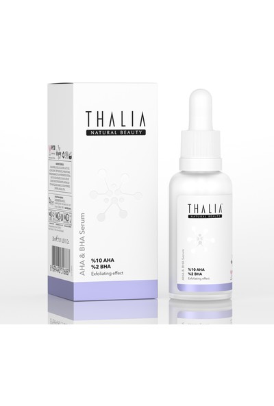 Thalia Canlandırıcı Cilt Tonu Eşitleyici Yüz Peeling Serum %10 AHA + %2  BHA - 30 ml Thalia Canlandırıcı Cilt Tonu Eşitleyici Yüz Peeling Serum %10 AHA + %2  BHA - 30 ml
