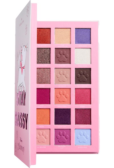 I Heart Revolution x Disney Marie 18'li Far Paleti