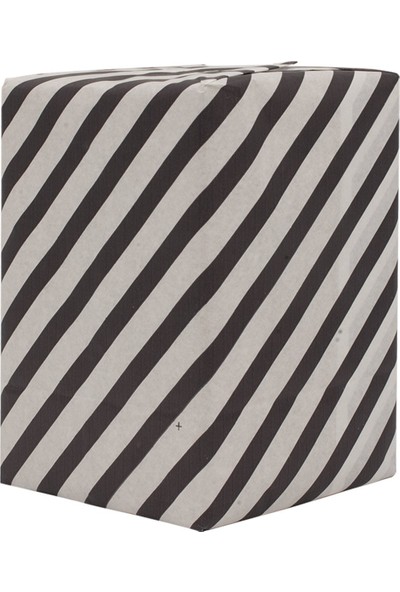 Rocopaper Ambalaj Kağıdı Siyah Verev Çizgili 40GR 70X10CM 10'lu Paket Rocopaper Ambalaj Kağıdı Siyah Verev Çizgili 40GR 70X10CM 10'lu Paket